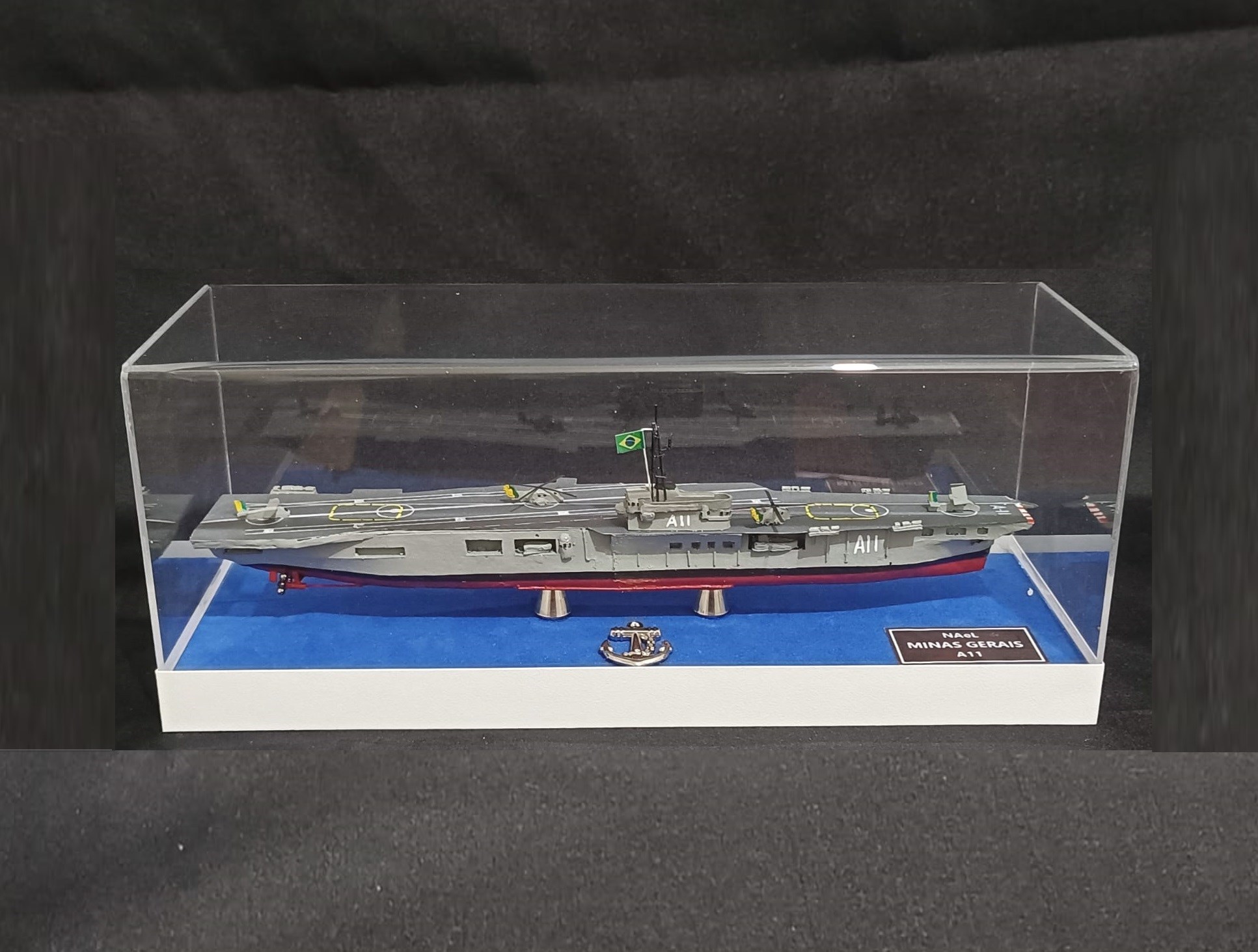 Maquete Navio Aeródromo Ligeiro Minas Gerais - Empório Naval