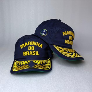 Gorro Azul-Ferrete (Almirante de Esquadra) - Empório Naval